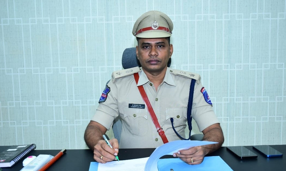 Thota Srinivasa Rao takes charge as SP of Gadwal district