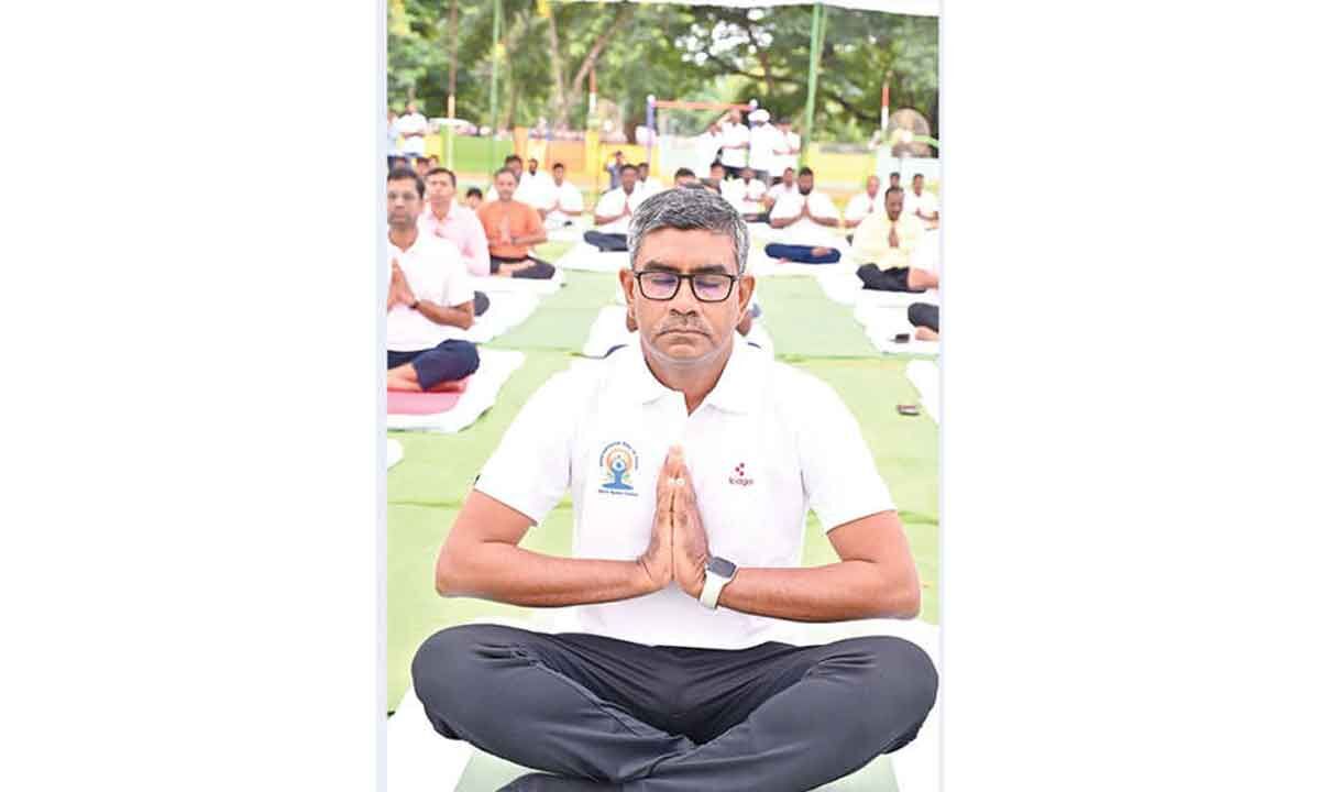 ECoR observes Yoga Day