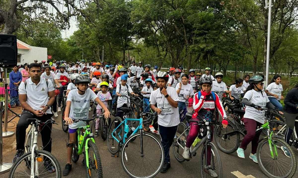 Hyderabad: Cyclothon event in city a big draw