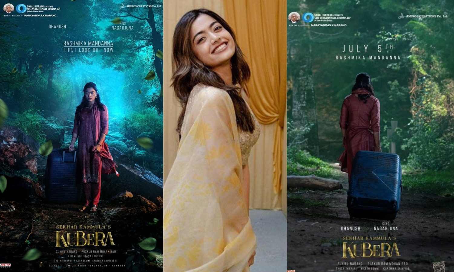 Rashmika Mandanna’s First Look in Sekhar Kammula’s ‘Kubera’ Unveiled on Her Birthday