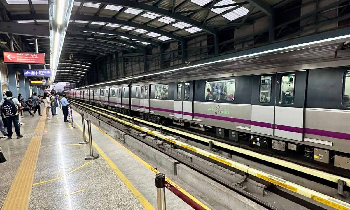 BMRCL revise timings of Namma Metro purple trains from tomorrow