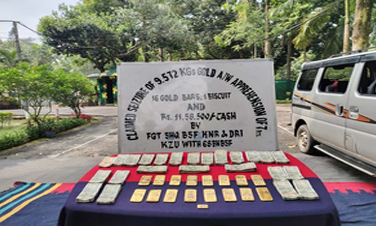 BSF, DRI seize 9.5 kg of gold worth Rs 6.9 crore in joint operation