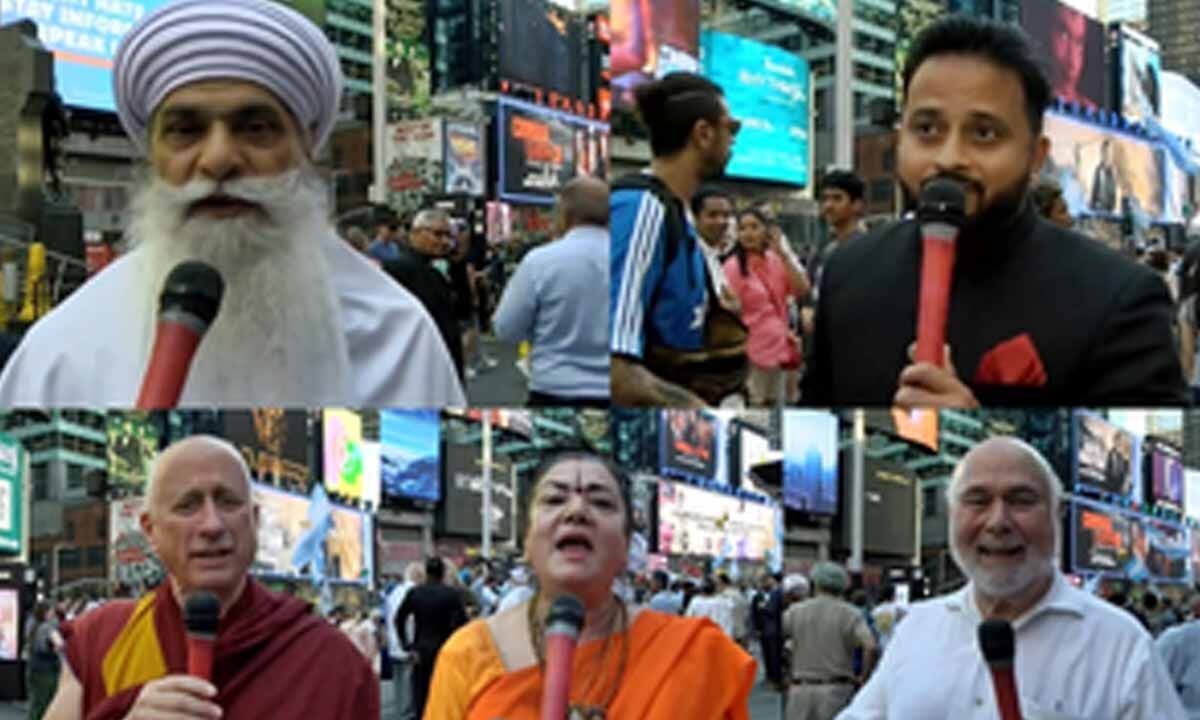 Times Square Celebration: Indian Diaspora cheers India's decade of ...