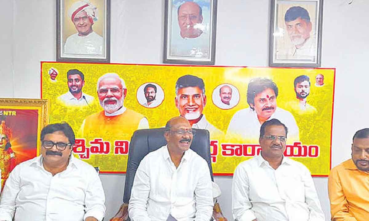 TDP will save VSP, says MLA Gana Babu