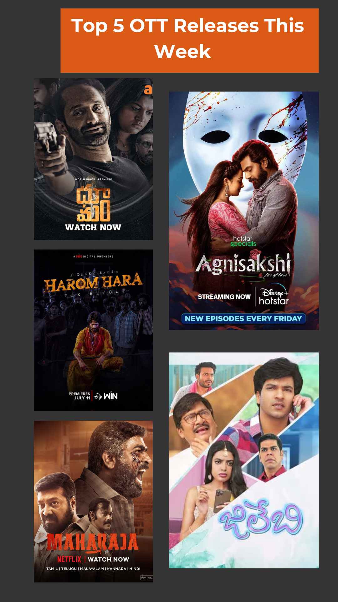 Top 5 OTT Releases This Week