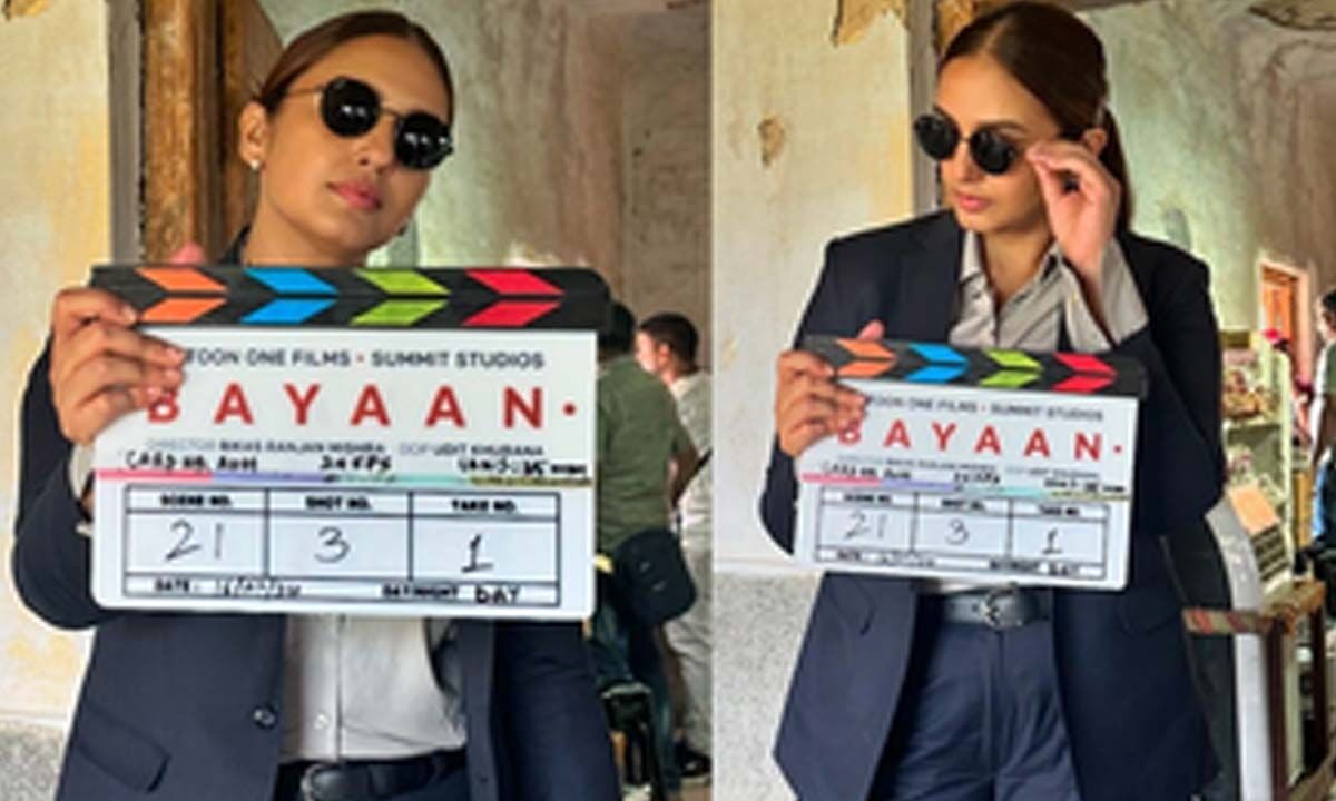 Huma Qureshi starts shooting for 'Bayaan', shares picture from film’s set