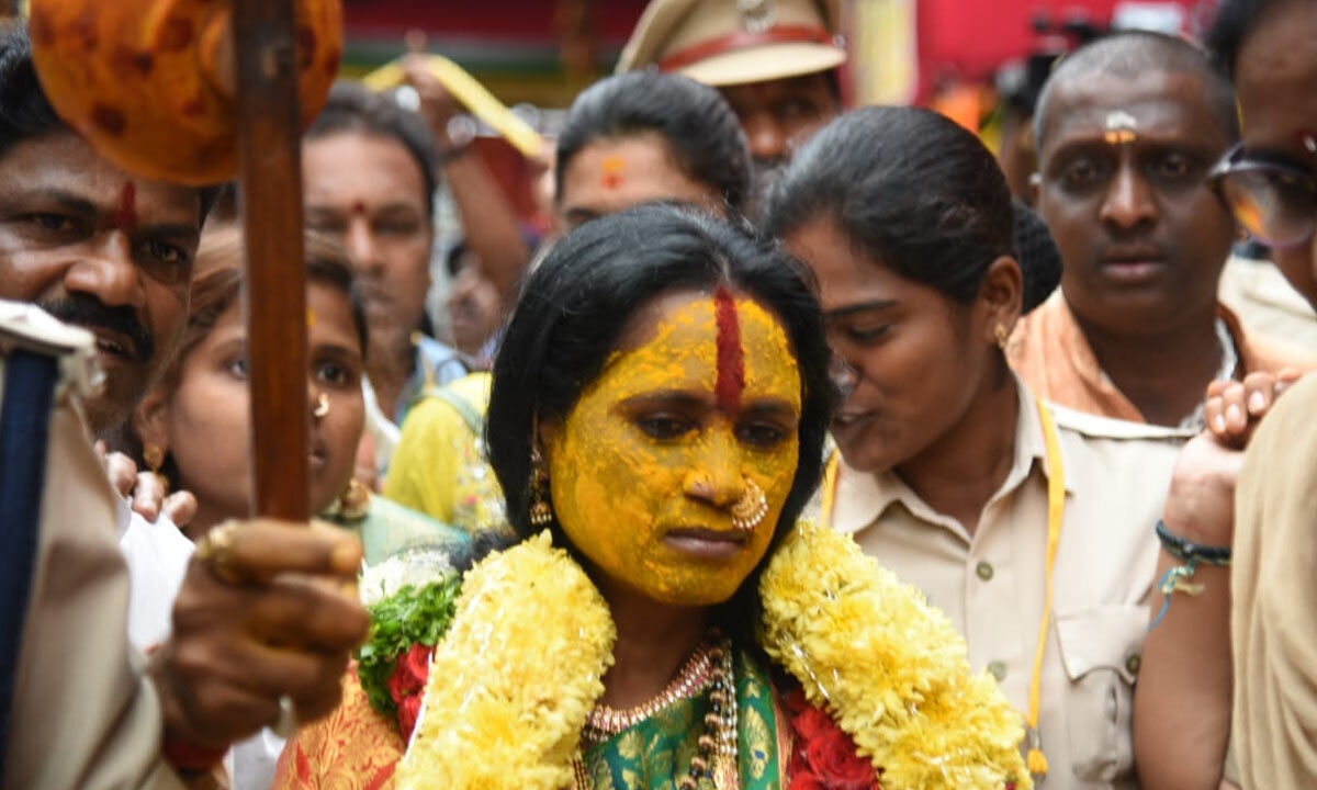 Secunderabad Ujjaini Mahankali goddess promises of good rains in ...