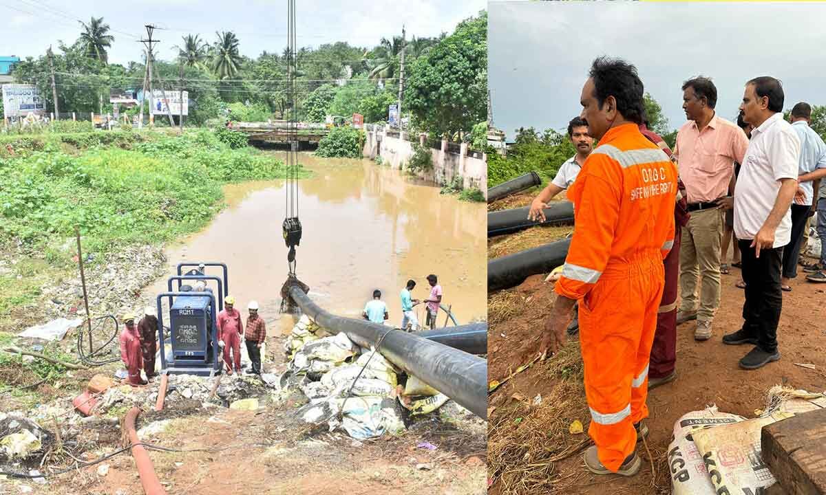 ONGC Rajahmundry Asset Assists in Waterlogging Relief at Sai Baba ...
