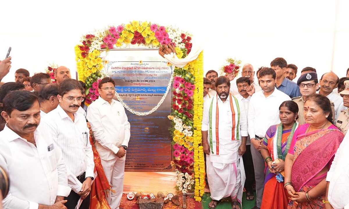 Bhatti puts Madhira on devt path, lays foundation for Industrial Park