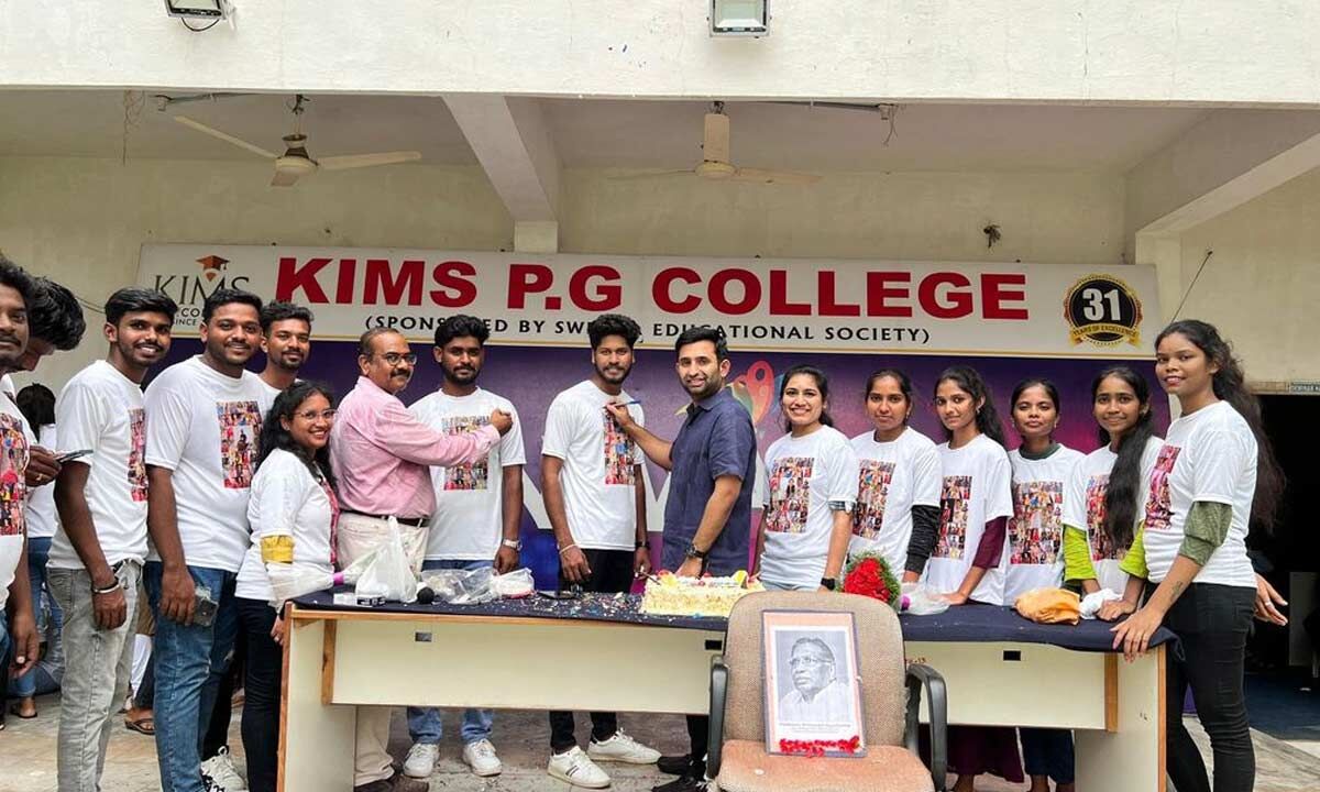Signature Day celebrations at KIMS PG College Rekurty