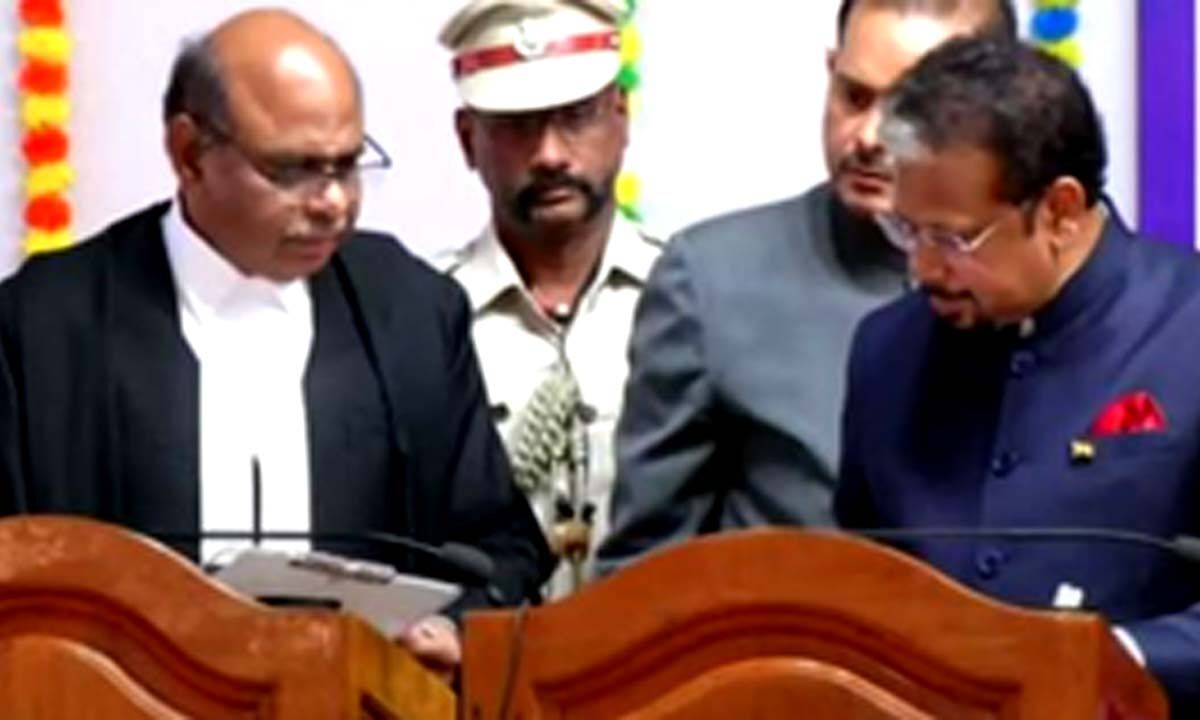 Kailashnathan takes oath as Lt Governor of Puducherry