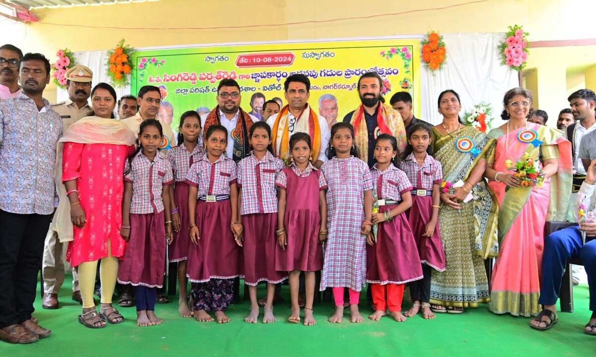 Director Nag Ashwin visits his home town, extends assistance to school