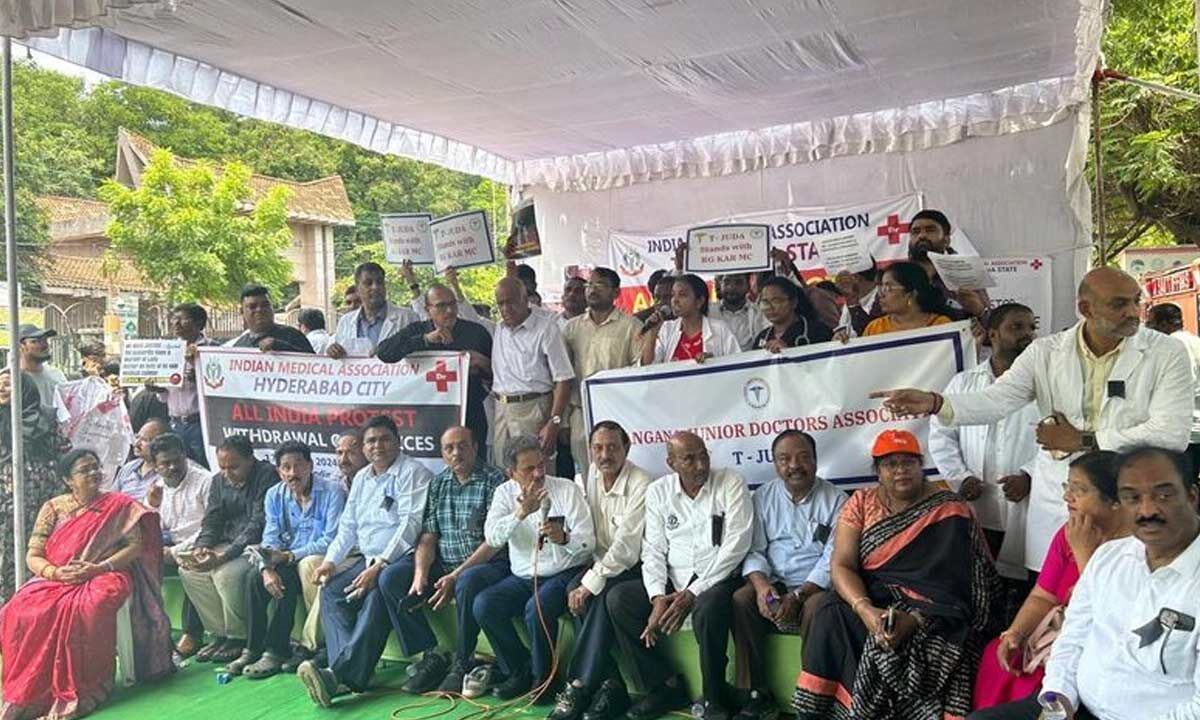 Hyderabad: From white to black, docs’ chorus gets shriller in city