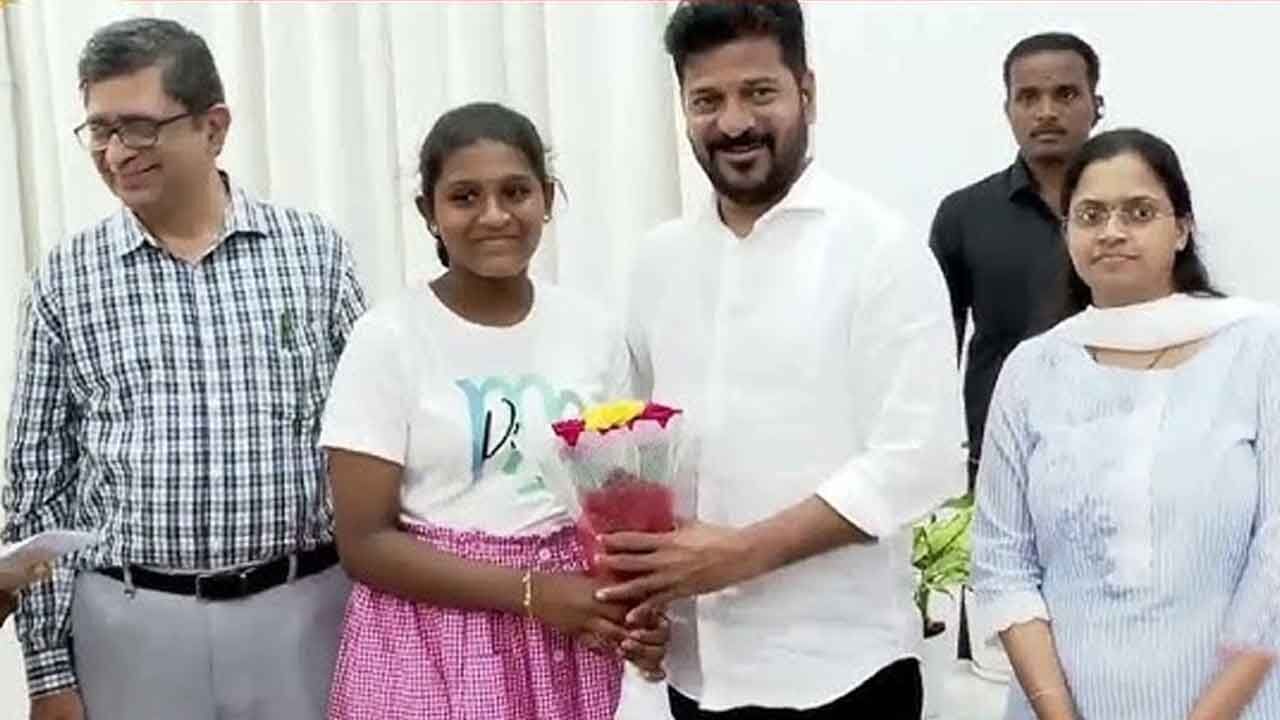 Children Celebrate Rakhi with CM Revanth Reddy After Hearing Loss Recovery