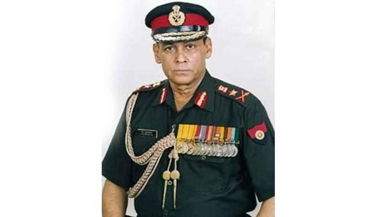Ex-Army Chief dies in Chennai