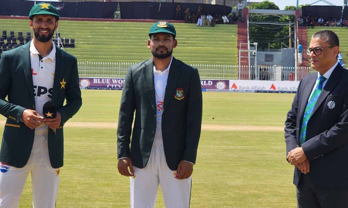 Pakistan vs Bangladesh 1st Test: Bangladesh wins the toss and elects to ...