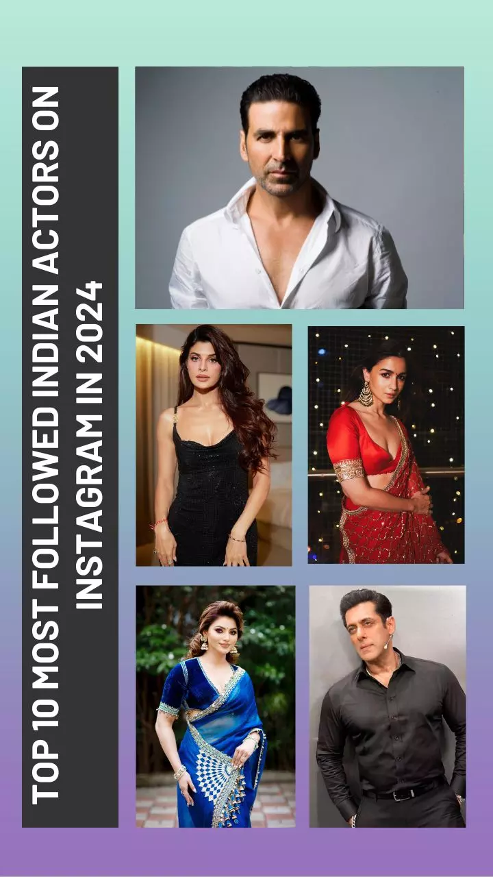 Top 10 Most Followed Indian Actors on Instagram in 2024