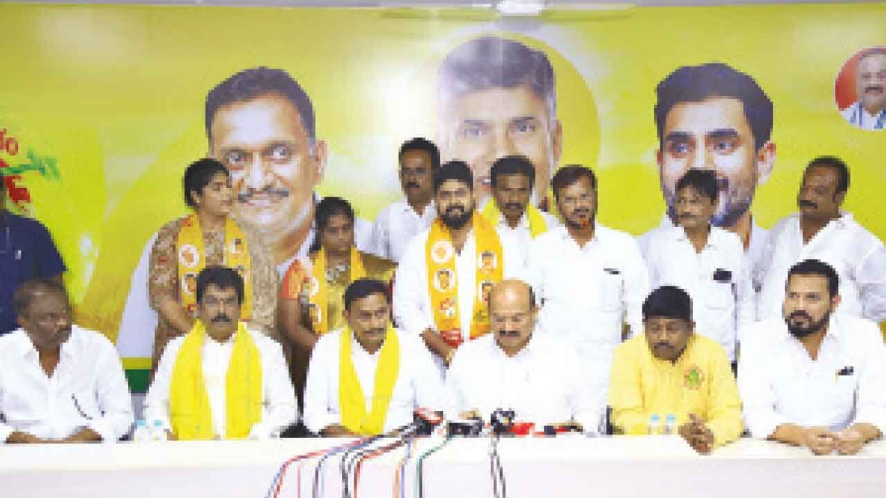Three corporators from YSRCP join TDP