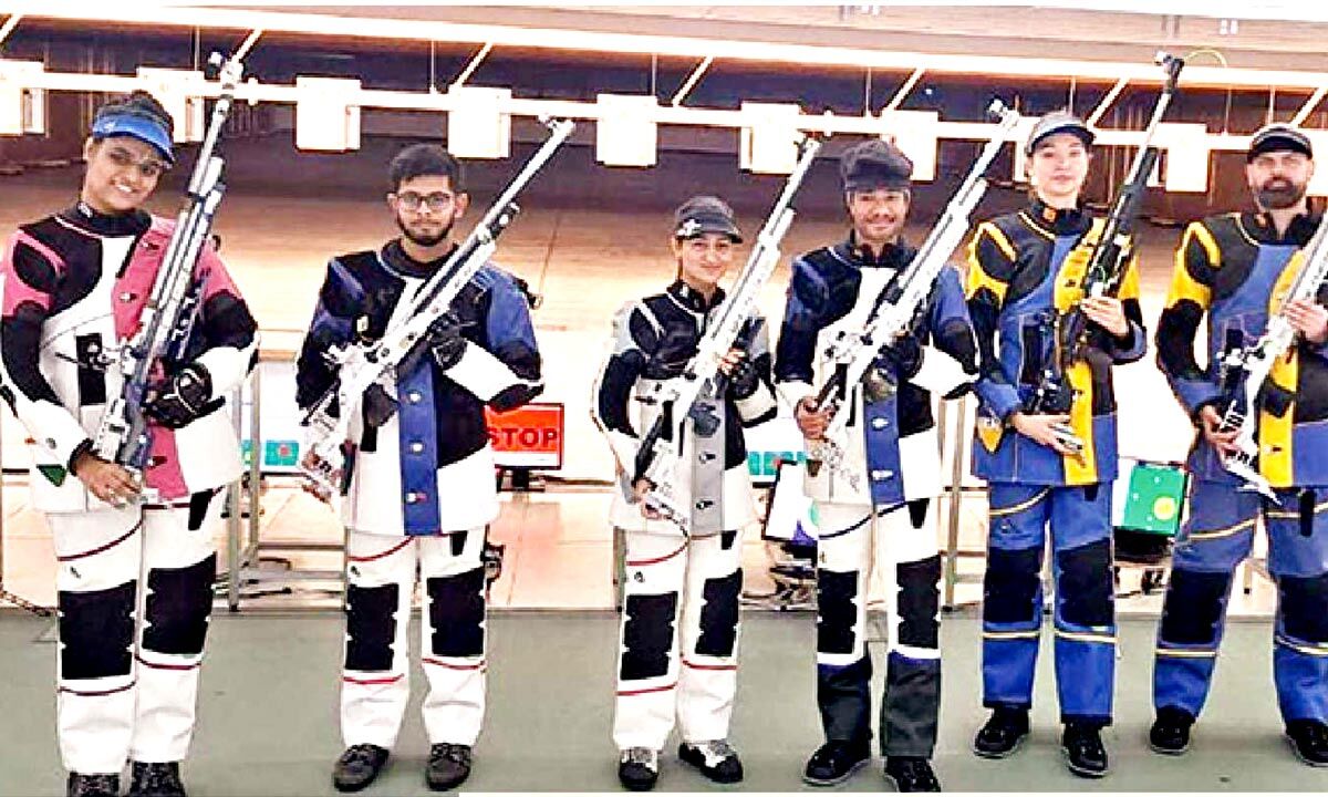 India clinch 1-2 finish in Mixed Air Rifle event