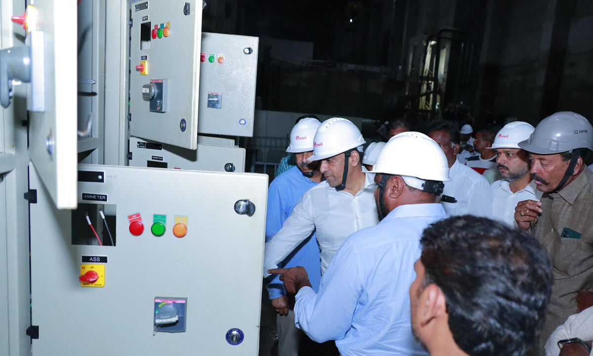 Water Pumping at Wattem Pump House Completed - MLA Dr. Kuchukulla ...