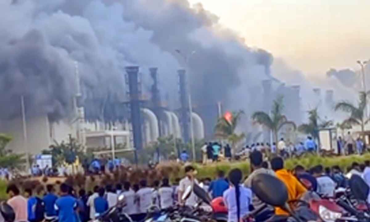 Fire at Tata Electronics facility in TN's Hosur, four admitted in hospital