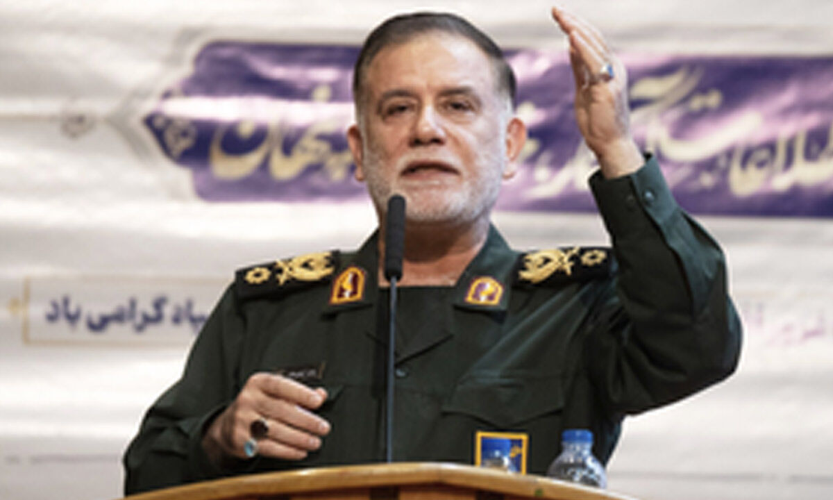 Iran holds funeral for slain senior commander