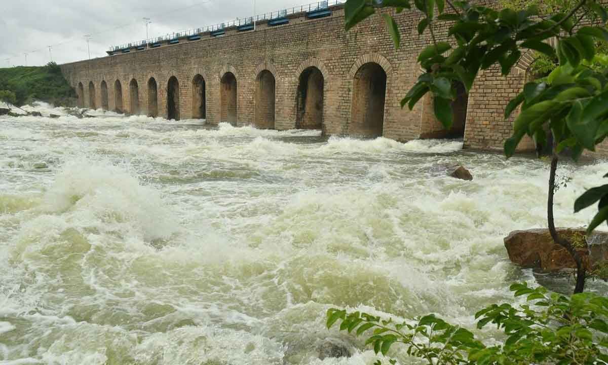Osman Sagar and Himayat Sagar gates opened