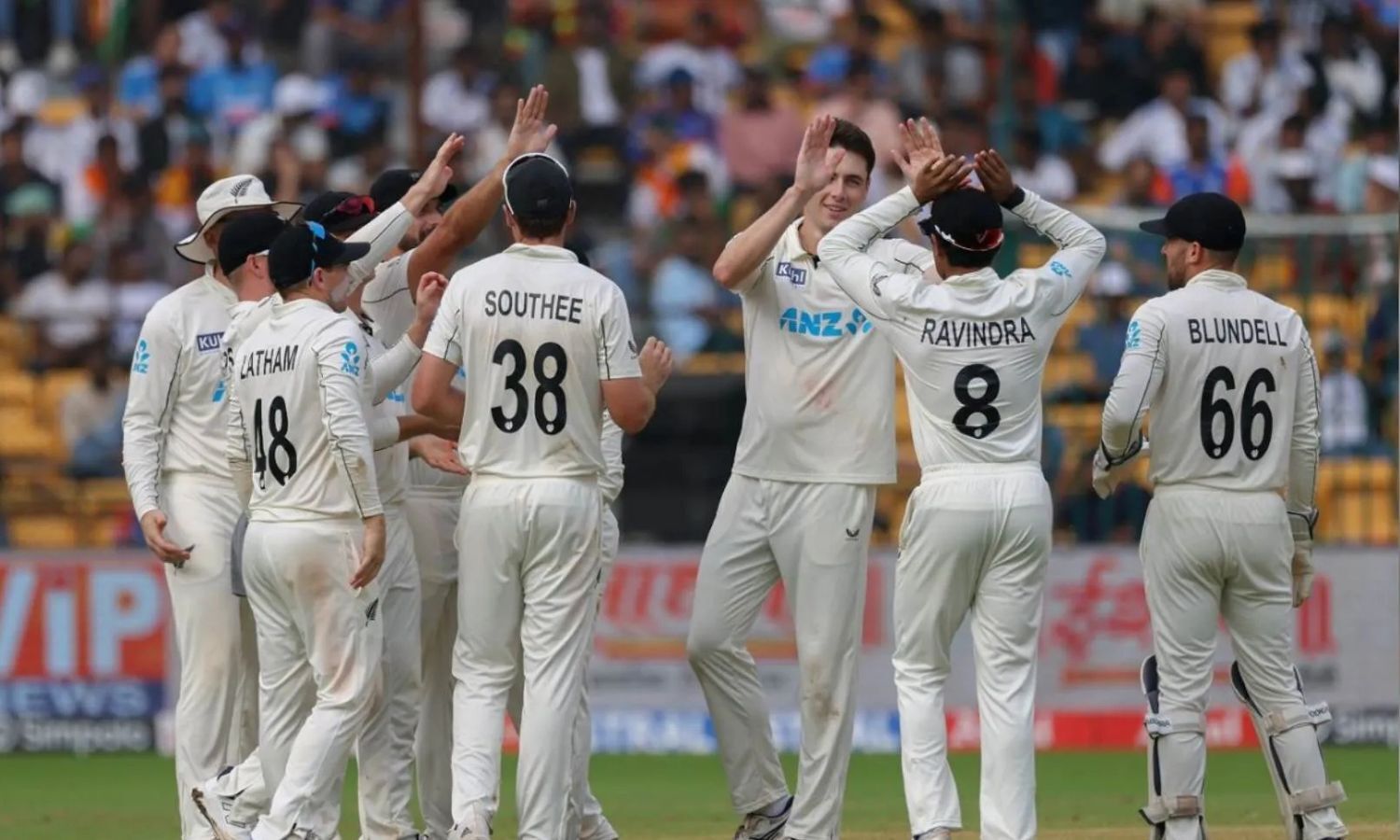 IND vs NZ: India lose seven wickets for 54 runs to score 462 in second ...