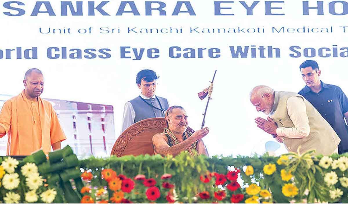 'Kashi big centre of healthcare': Modi after eye hospital opening