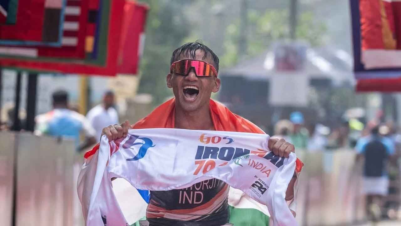 2024 IRONMAN 70.3 Goa: Army Sports Institute’s Bishworjit Saikhom ...