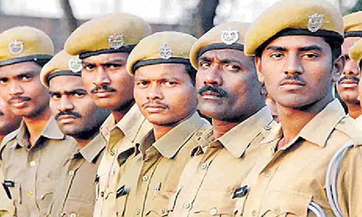 Home guards’ wives protest for regularisation, timely salaries