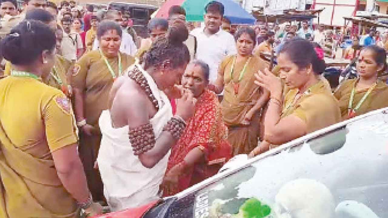 Female Aghori’s self-immolation bid causes uproar in Srikalahasti