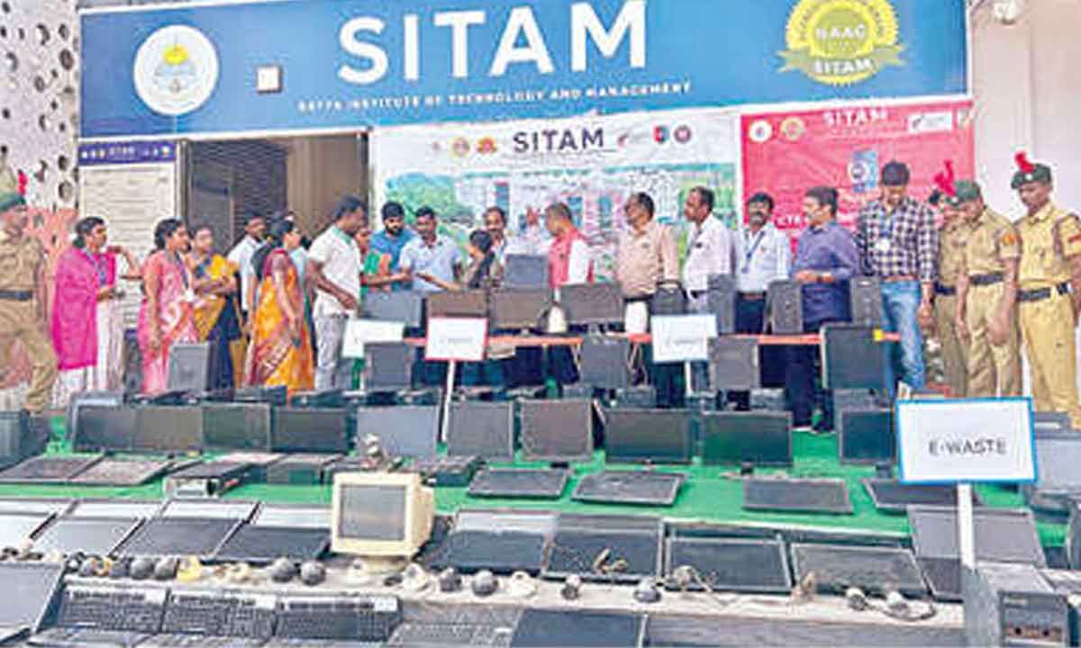 SITAM e-waste collection drive concludes