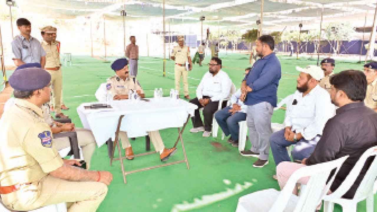 Rachakonda CP inspects arrangements for national meet of Jamaat-e ...