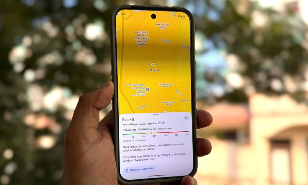 Google Maps Offers Real-Time Air Quality Tracking with New Hyperlocal ...