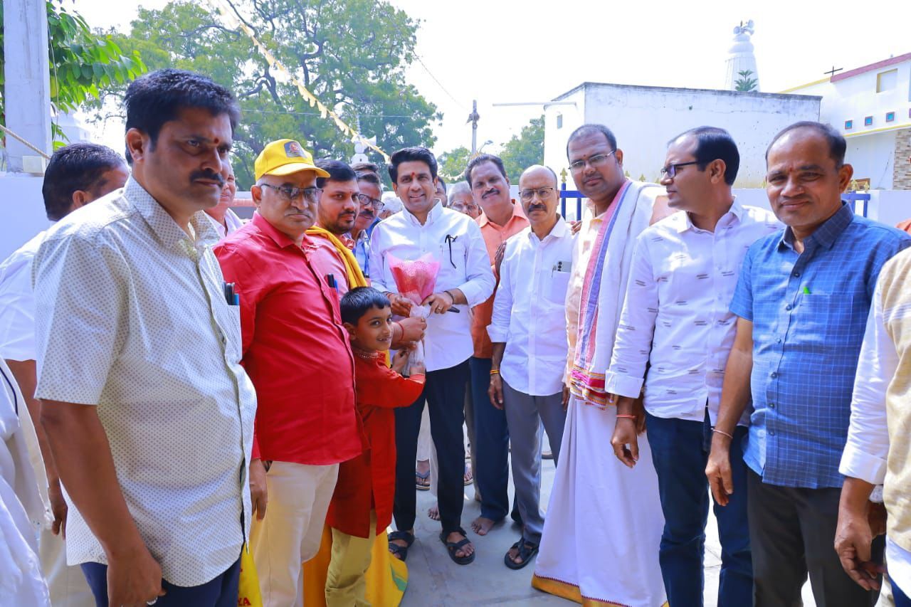 Committed to the Welfare of Brahmins - MLA Kuchukulla Rajesh Reddy