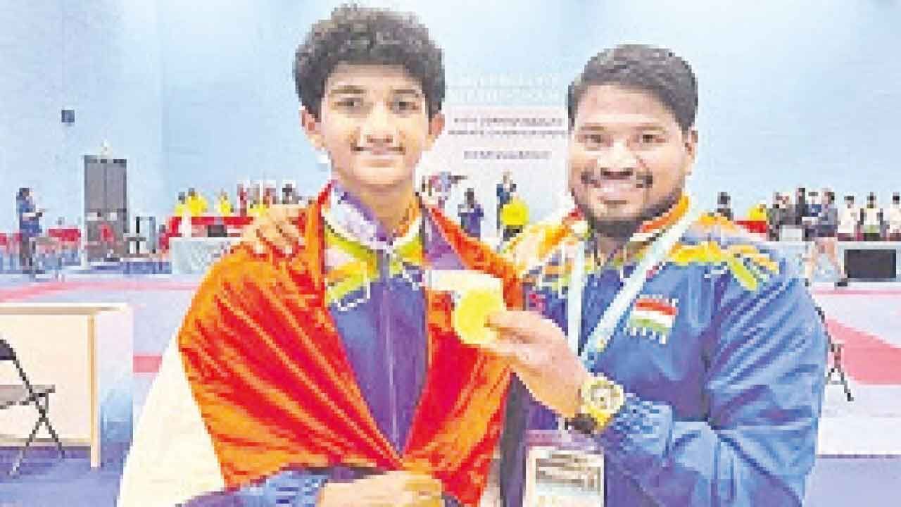 Karthik Reddy wins 4 Commonwealth Karate medals