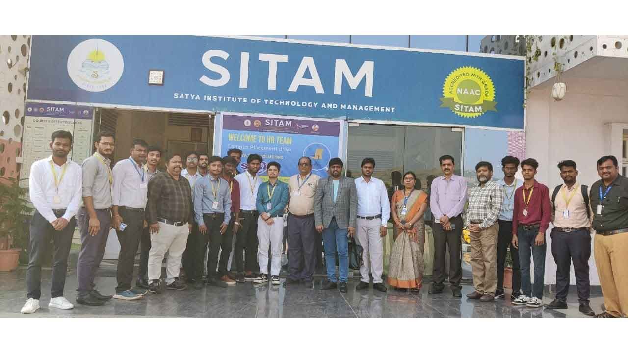 20 SITAM students selected in campus drive