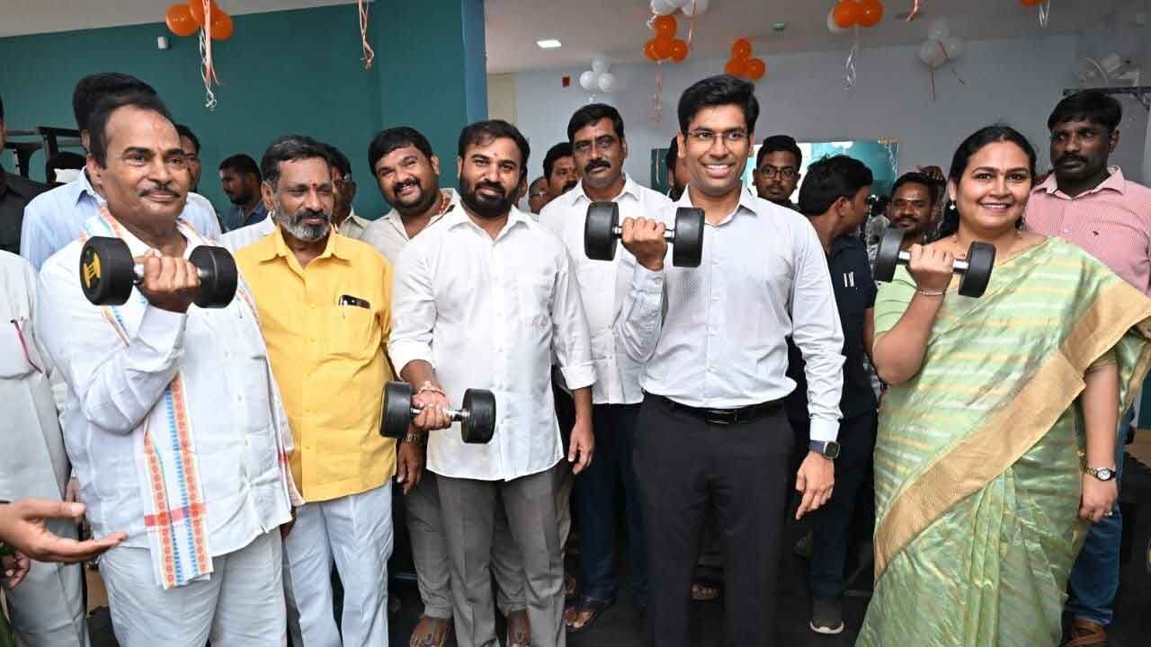 Tirupati: City MLA inaugurates sports complex in Tirupati