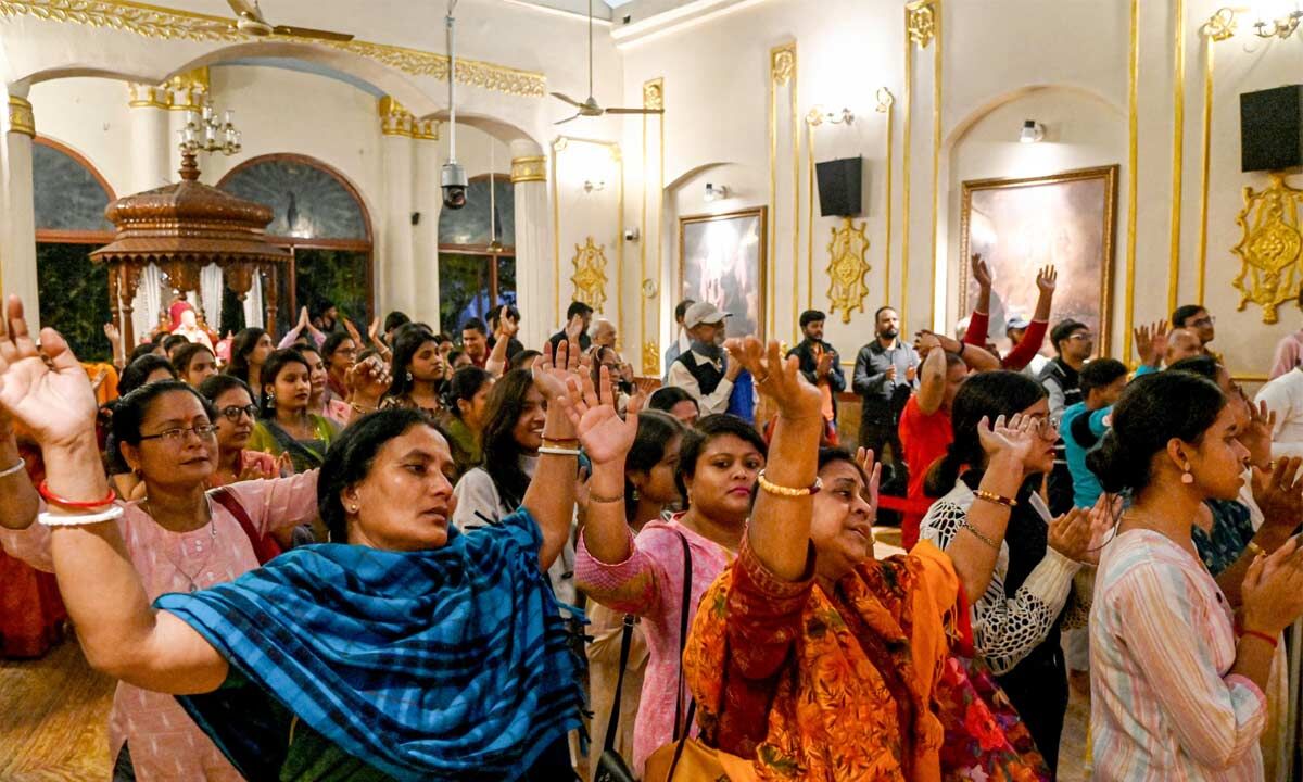 ISKCON temple set afire, idol damaged