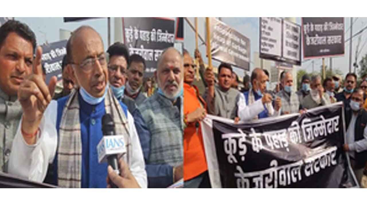 AAP govt failed on all fronts: BJP slams Kejriwal over inaction in Delhi’s garbage crisis