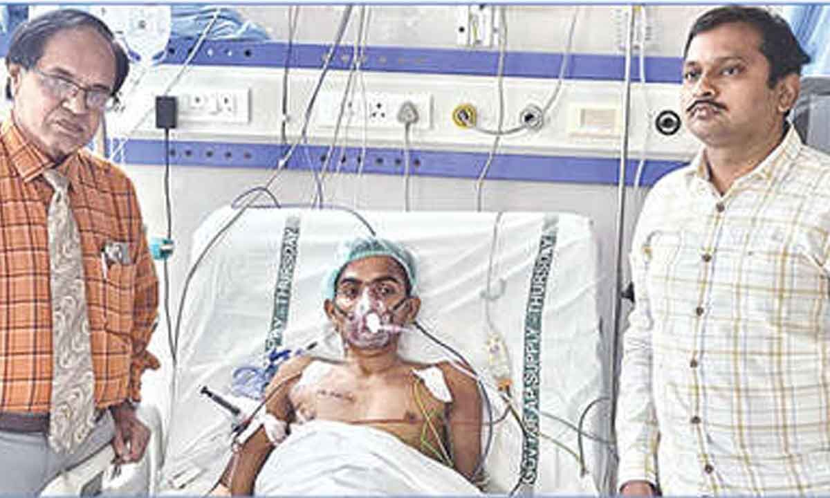 Double valve replacement surgery performed successfully in Kurnool GGH