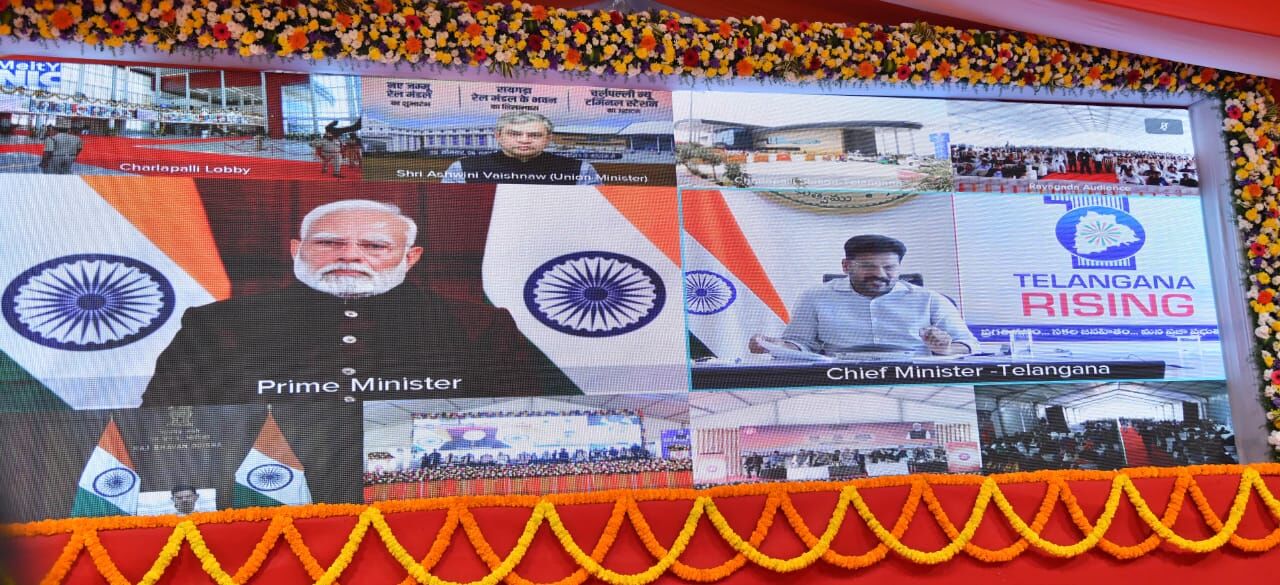 PM Modi Virtually Inaugurates Charlapalli Terminal, Boosting City's ...