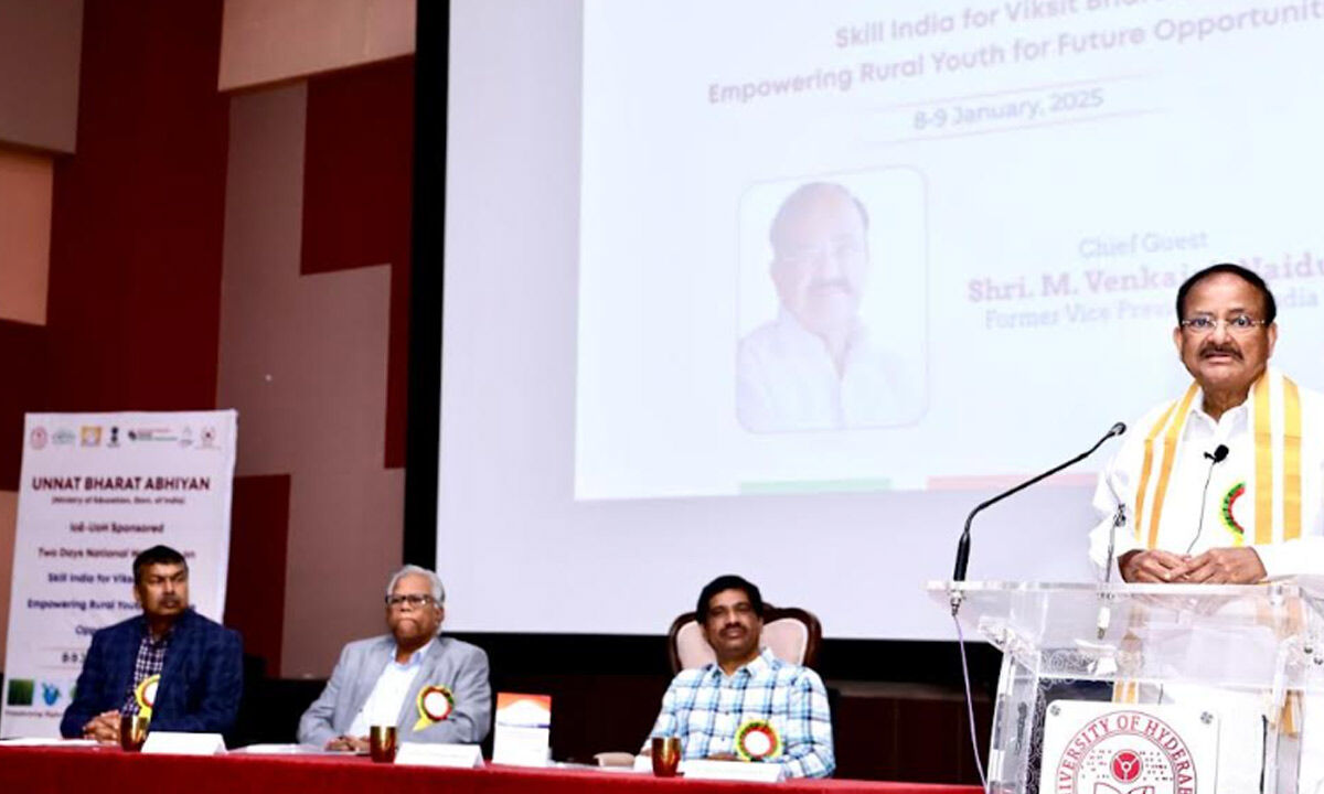 We must increase the wealth, knowledge, and happiness of our people: Venkaiah Naidu