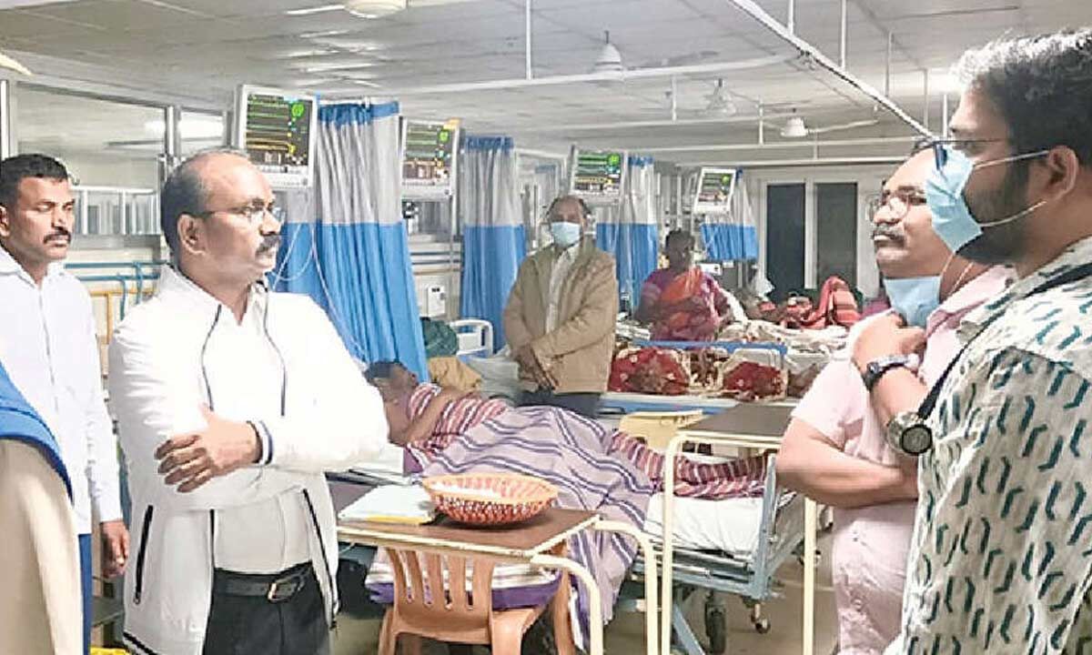 TTD EO conducts inspection at SVIMS