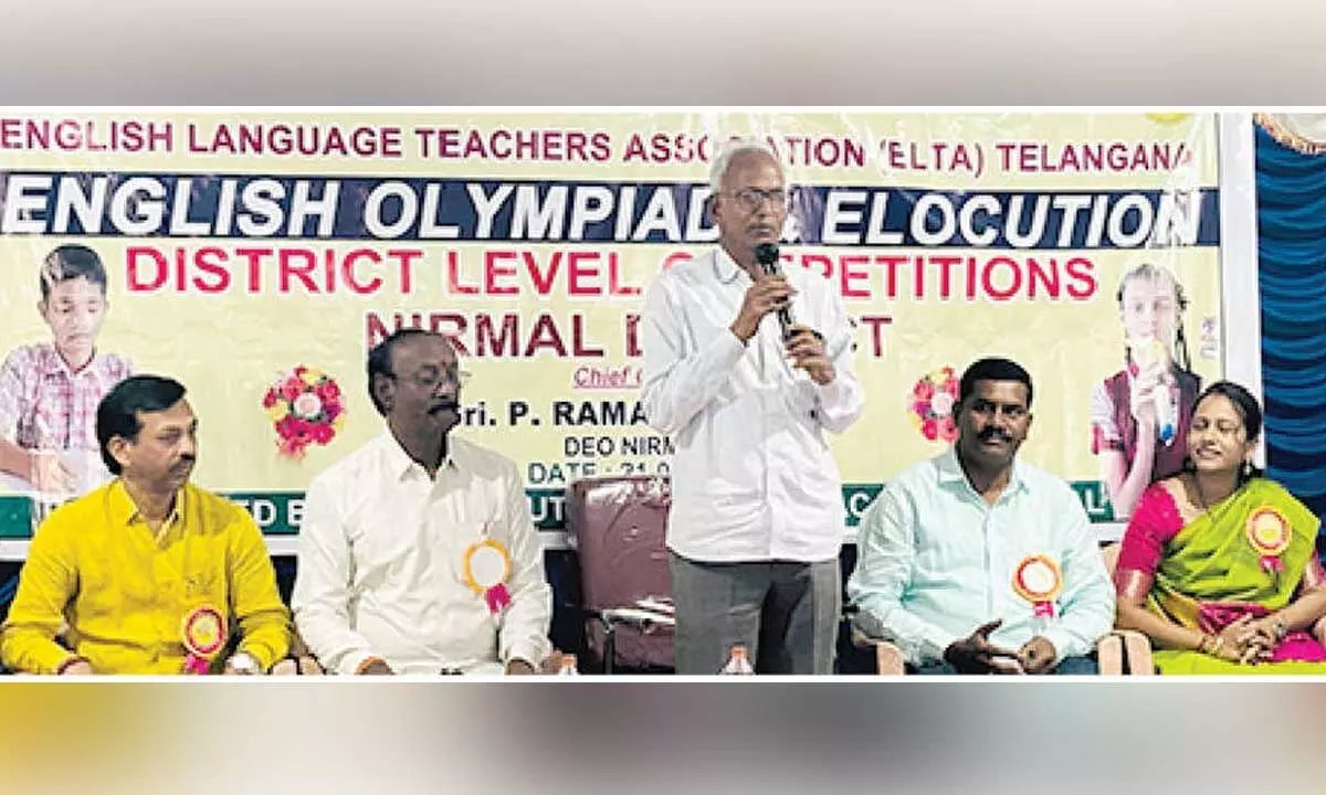 ELTA organises English Olympiad in Nirmal