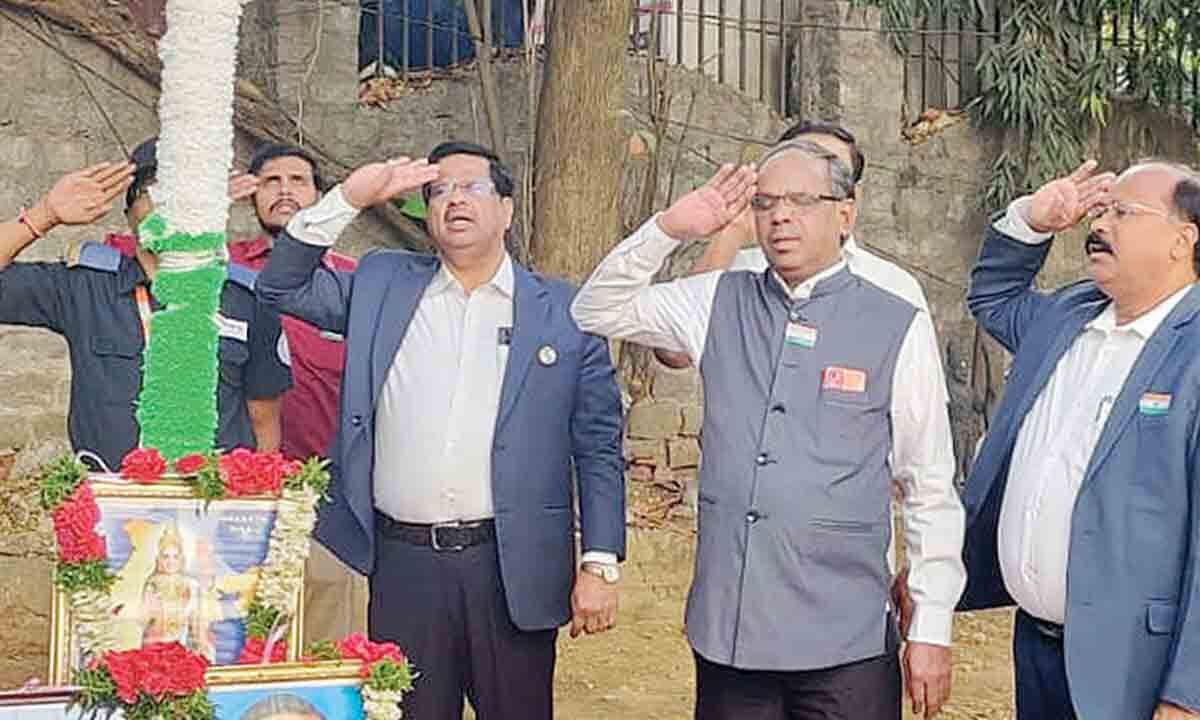 Republic Day celebrated at TGCHE