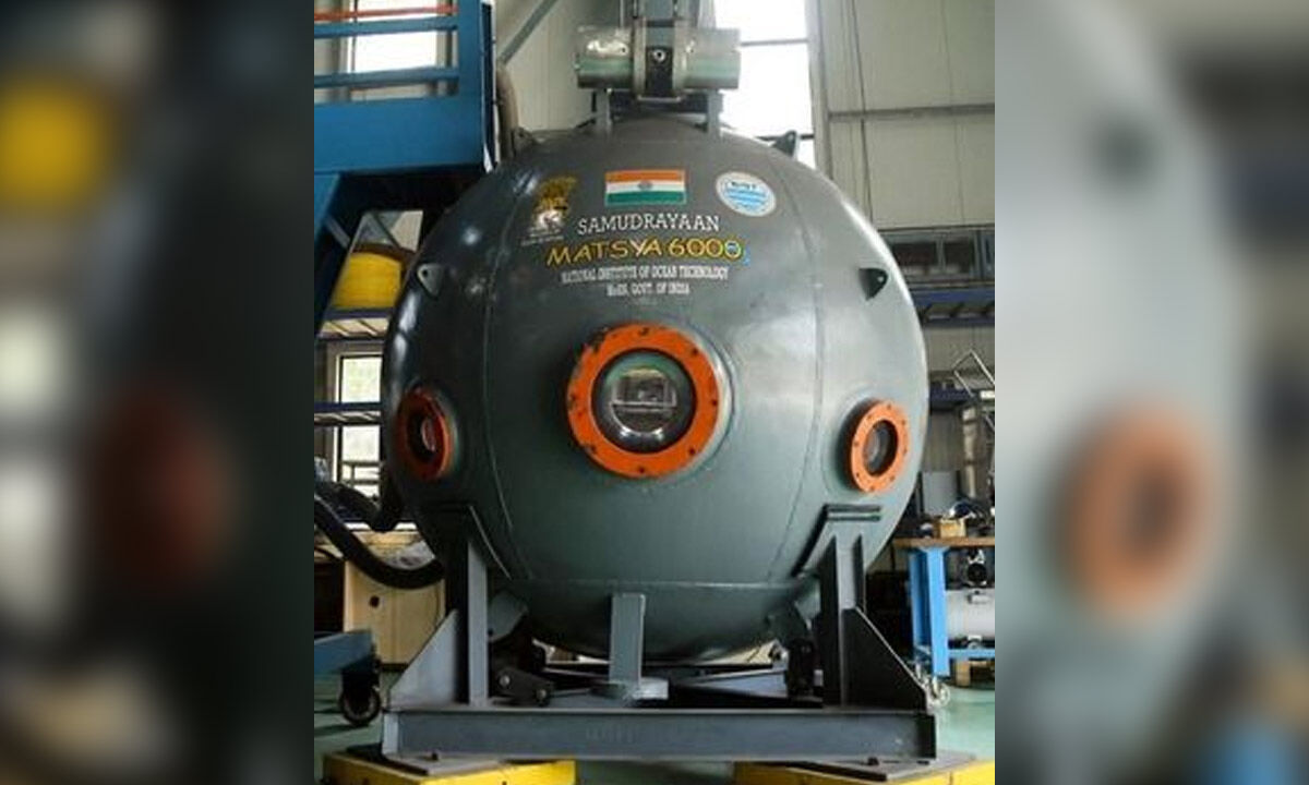 India’s first manned submersible Matsya 6000 launch in 2026