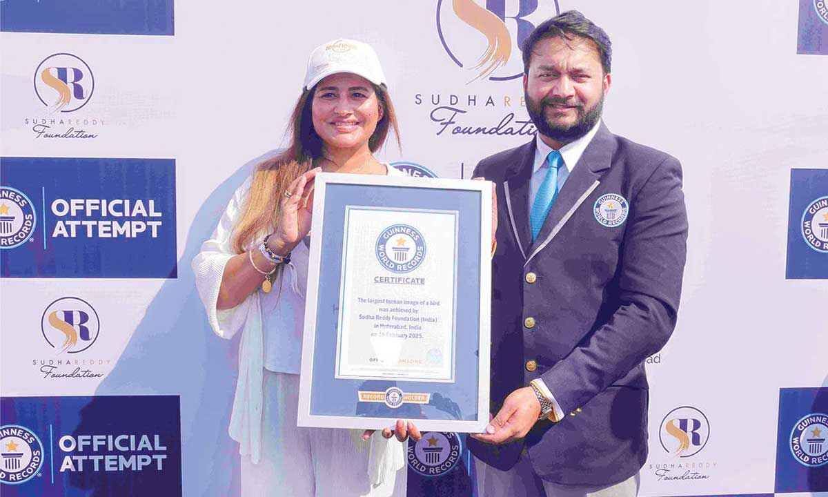 Sudha Reddy’s Historic Human Dove Record