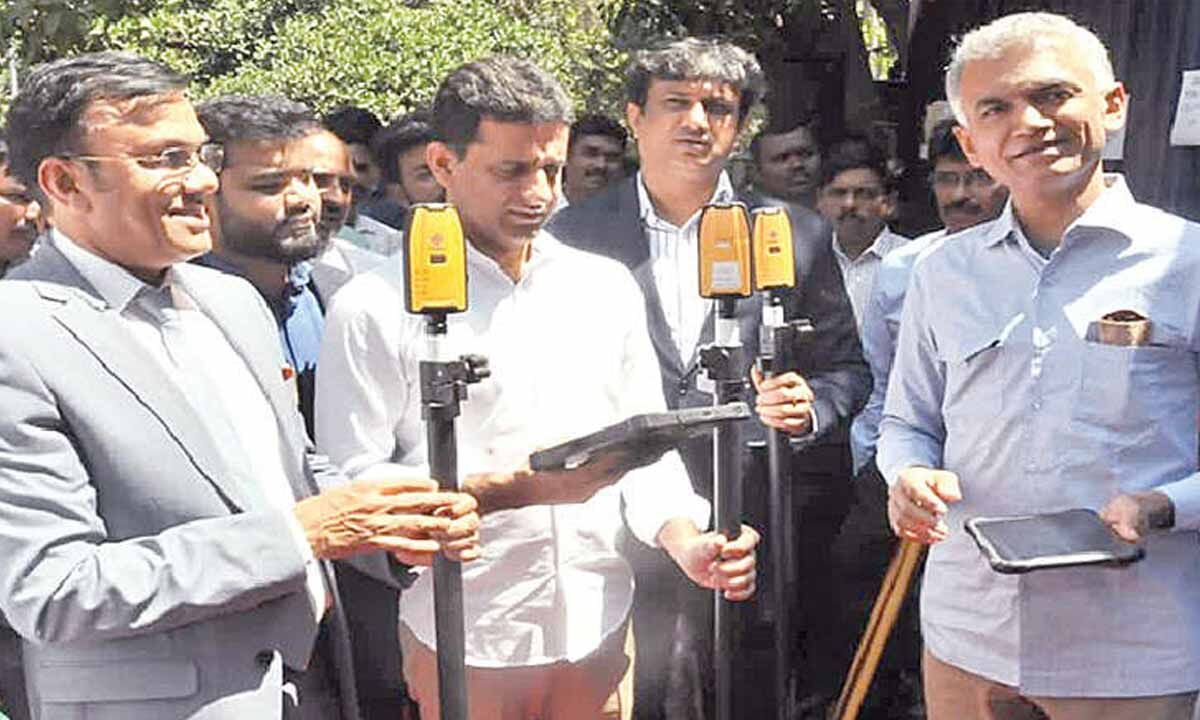 Land survey system modernised with advanced rover technology